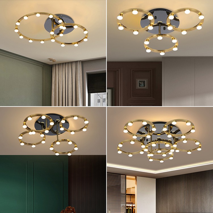 Buy New Design Modern Indoor Acrylic Plafond Art Decorative Led Ceiling ...