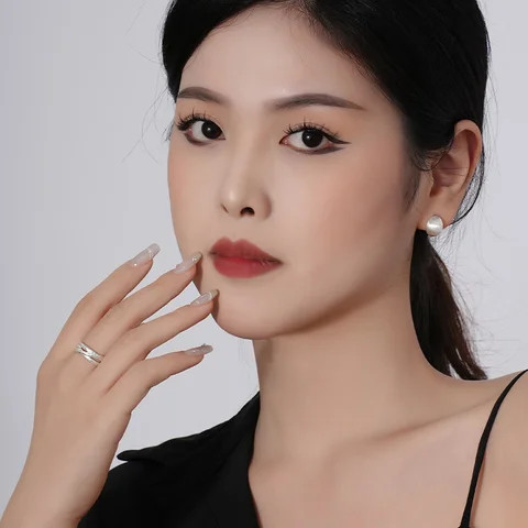 Buy New Trend 925 Sterling Silver Vogue Jewelry Brushed Irregular ...