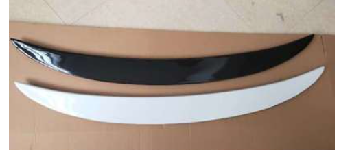 Buy Plastic Abs Glossy Black Or Carbon Fiber Look P Style Rear Spoiler ...