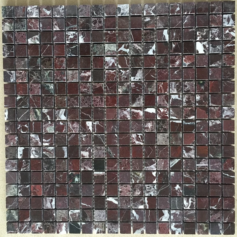 Buy Purple Violet Marble Tile Stone Mosaic Tile For Hotel Bathroom from ...
