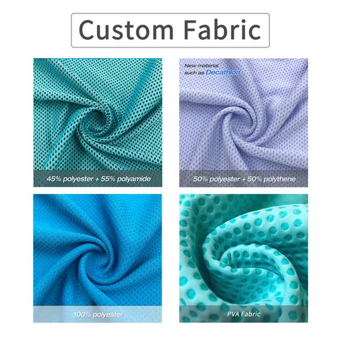 Buy Quick Drying Plain Color Neck Cooling Gym Towel Microfiber Ice Cold ...