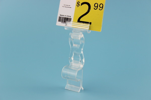Buy Rotatable Direction Pop Clips Transparent Double Clamps Price Tag ...