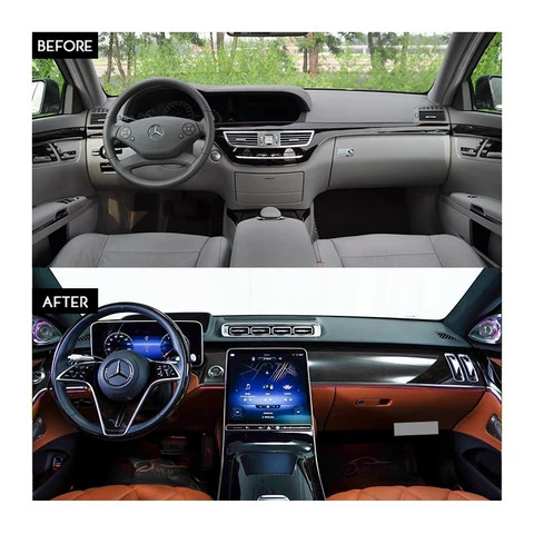 Buy S-class Luxury W221 Interior Taillight Upgraded Kit Dashboard ...