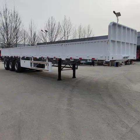 Buy Side Walls Cargo Trailer 40ft Van Box Cargo Truck Trailer from ...
