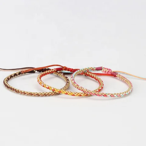 Buy Sky A6 3.5mm Colorful Color Braided Bracelet Custom Handmade ...