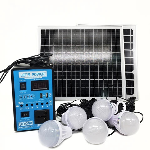 Buy Small Solar Dc System 12v Output Emergency Solar Energy Station ...