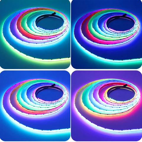 Buy Smart Strip Lights 620nm/530nm/460nm Rgb Magic 576 Led 10mm Cob ...