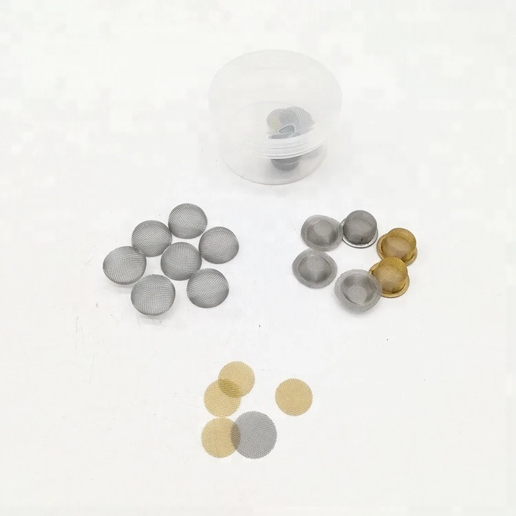 Buy Stainless Steel / Brass / Titanium Bongs Screen For Smoking Pipe ...