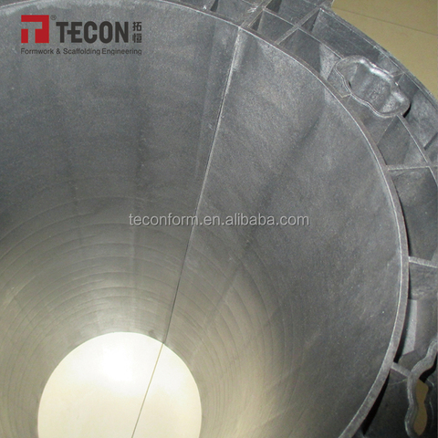 Buy Tecon Plastic Round Column Formwork For Concrete from Suzhou TECON ...