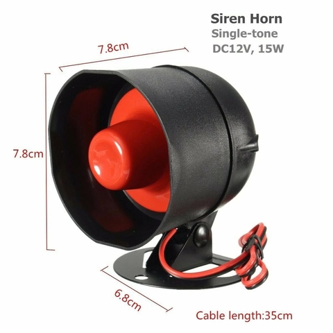 Buy Universal 1-way Car Alarm Vehicle System Protection Security System ...