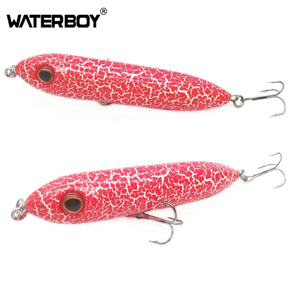 Buy Waterboy Newest Topwater Lure Pencil 9.6cm 12.2g Whopper Plopper ...