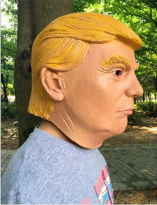 Buy Wholesale Adult Halloween Latex Mask Realistic Donald Trump Mask ...