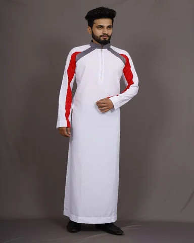 Buy Wholesale Islamic Men White And Custom Colors Clothing Thobe Arab ...
