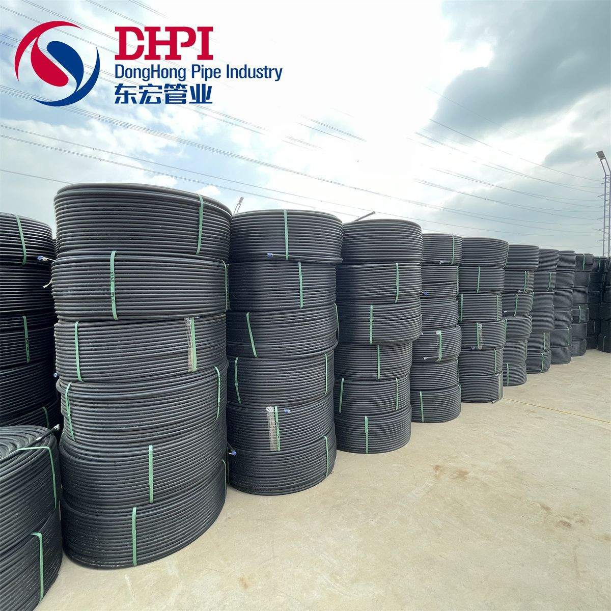 Buy Black Hdpe Polyethylene Pipe Coils Flexible Pipe from Donghong Pipe ...