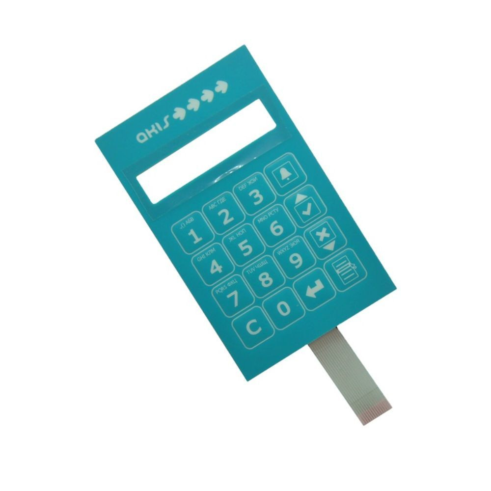 Buy 4x4 Membrane Numeric Keypad Flat Button Metal Dome Membrane ...