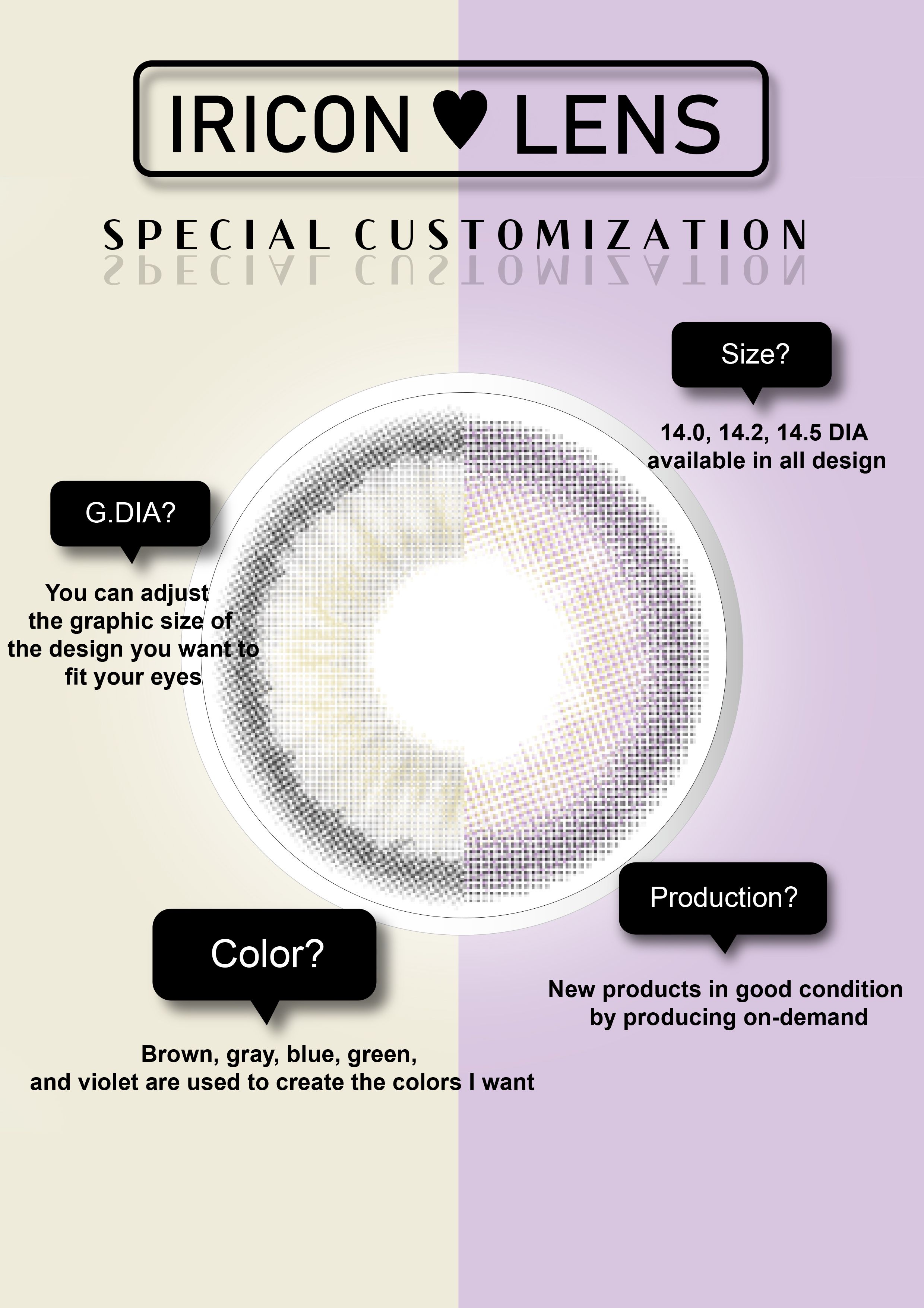 Buy Iricon Oem Color Lenses from KWIN CO.,LTD., South Korea ...