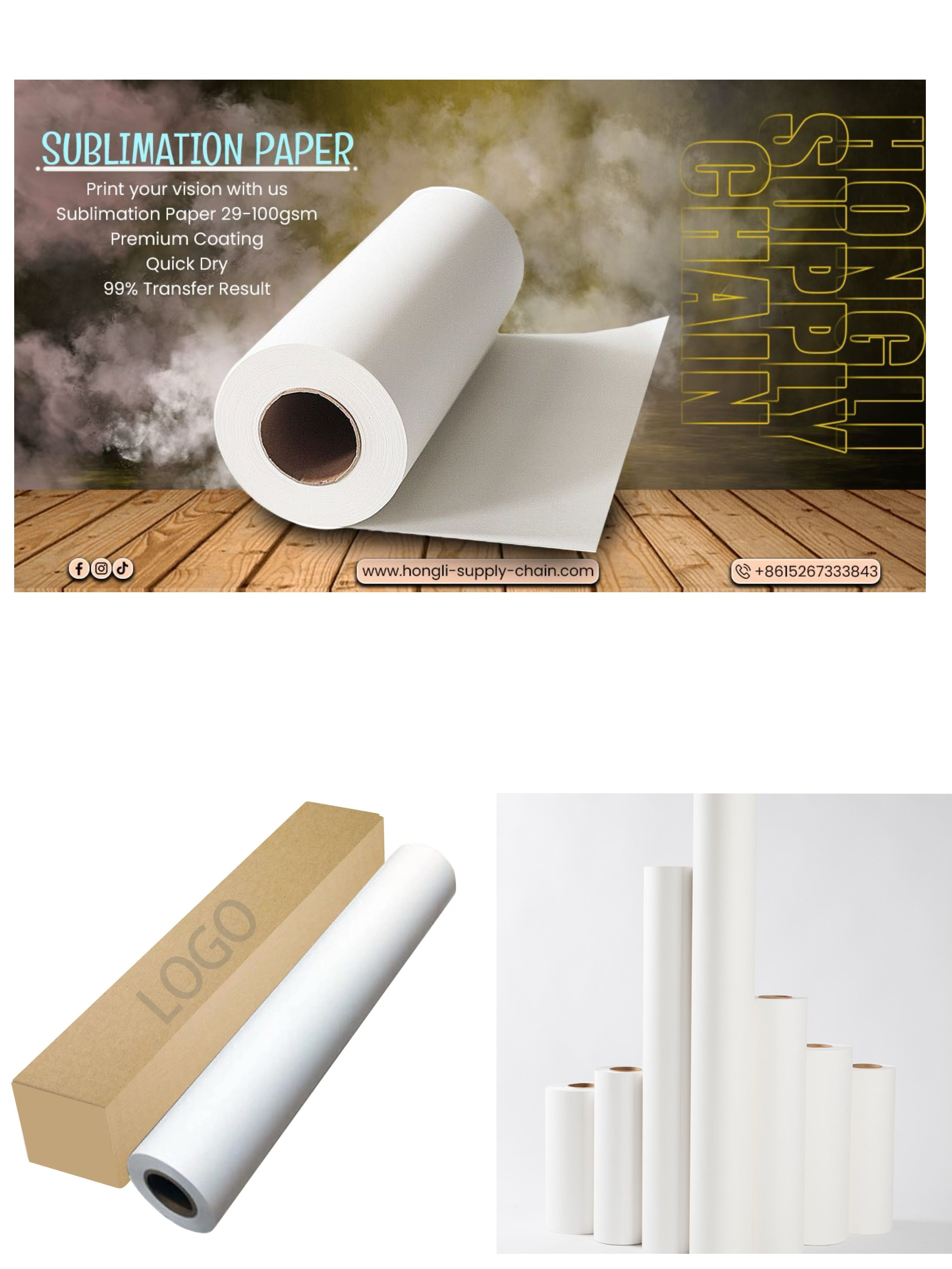 Buy Sublimation Paper Rolls | Heat Transfer Printing Paper | 0.91–2.2 m ...