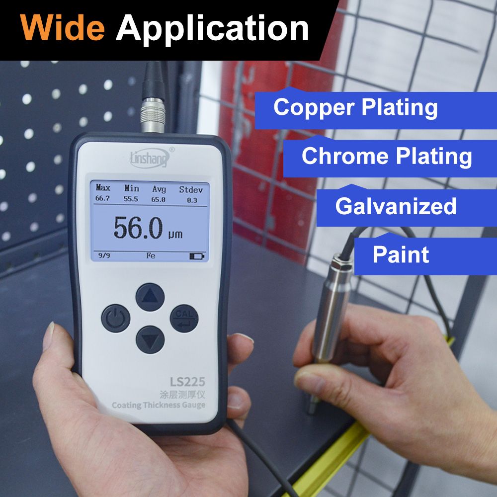 Buy Ls225 Digital Zinc Chrome Coating Thickness Gauge For Measurement ...