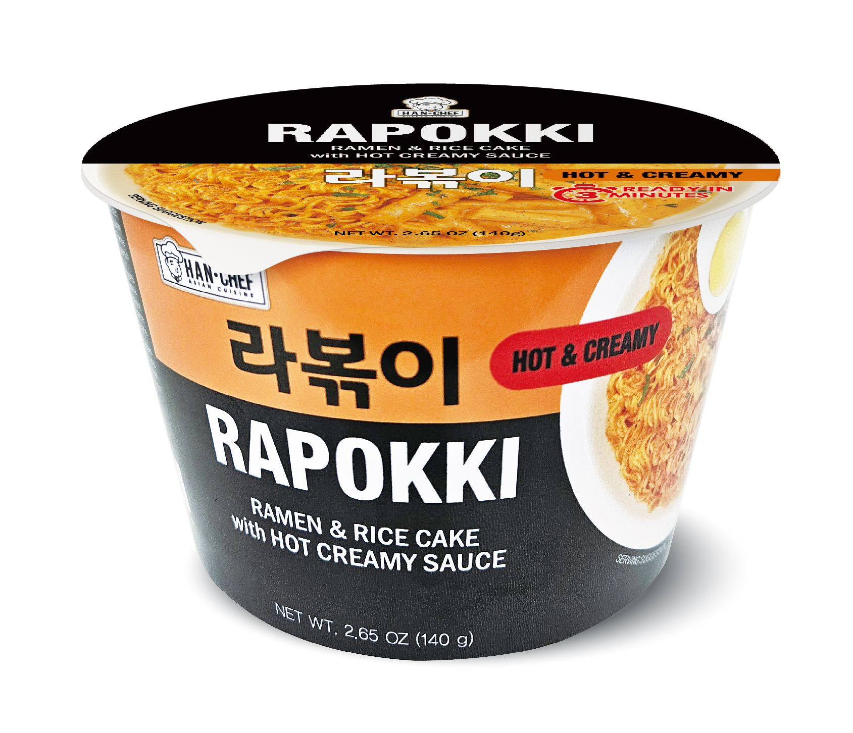 Buy Han Chef Rapokki - Hot & Creamy from Quali Korea Corp (QKC), South ...