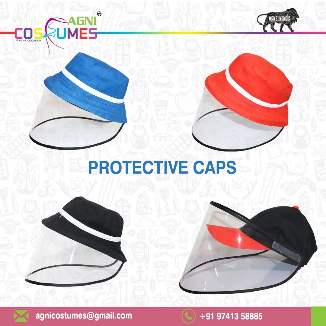 Buy Face Shield Caps - Bucket Cap/detachable from Agni Concepts ...