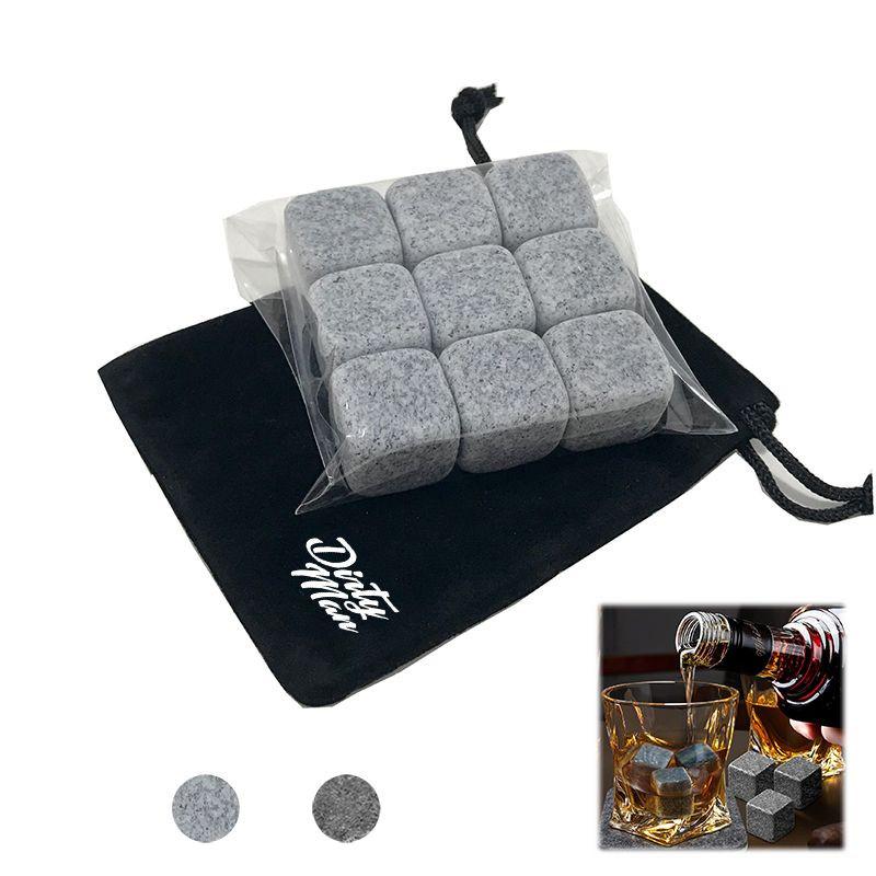 Buy Whiskey Ice Stone Set With Cloth Pouch from Suzhou Hengshuo Imp ...