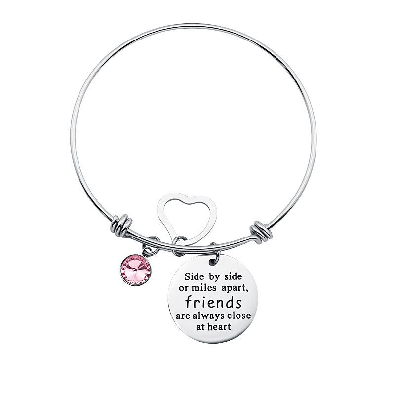 Buy Custom Metal Adjustable Charm Bangle Bracelet from Suzhou Hengshuo ...