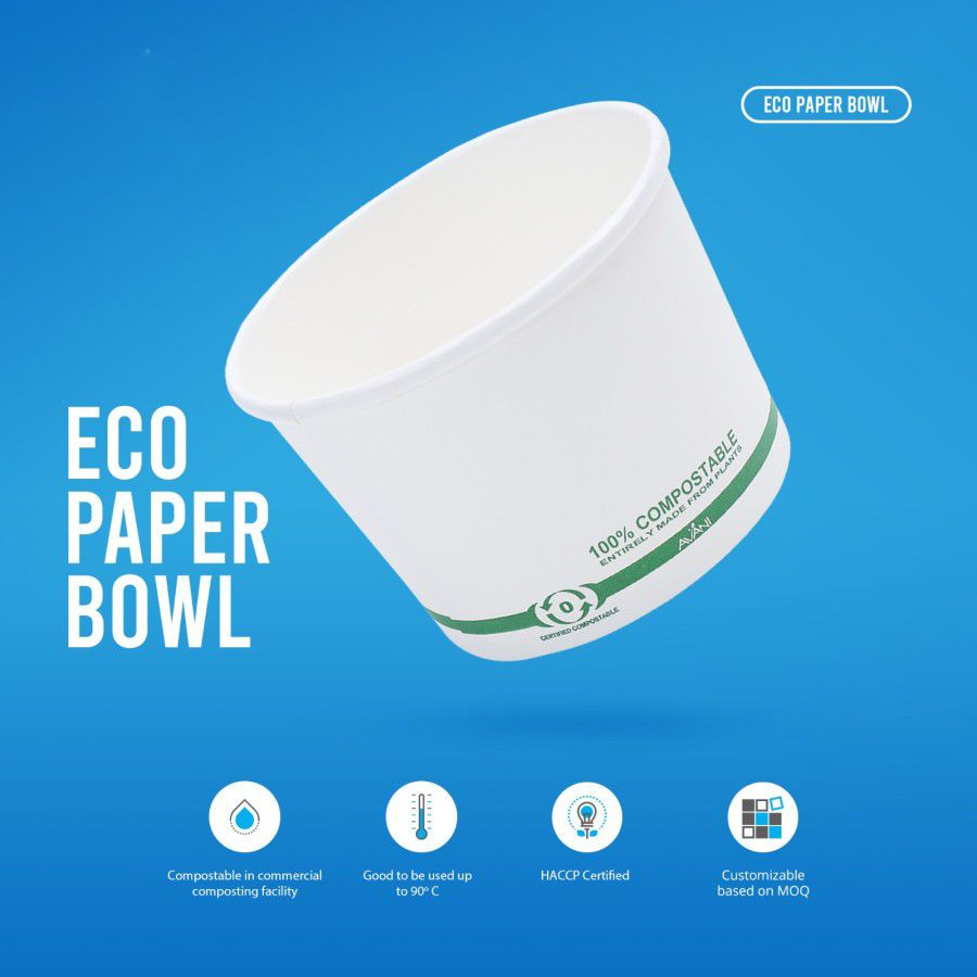 Buy Bio Paper Bowl Biodegradable from Magel Eye, Indonesia | Tradewheel.com