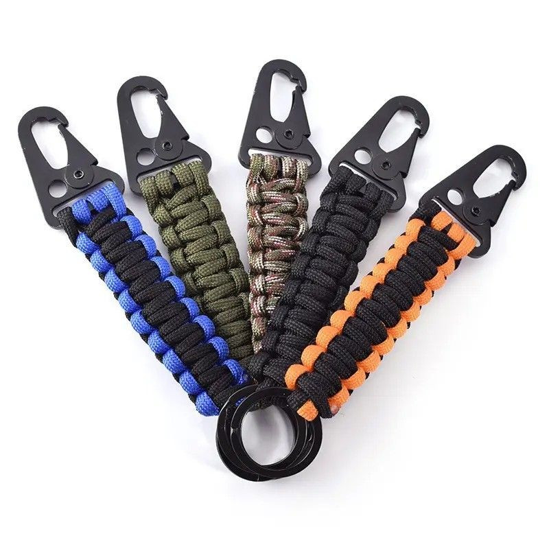 Buy Paracord Keychain With Carabiner For Outdoor Multipurpose Survival ...