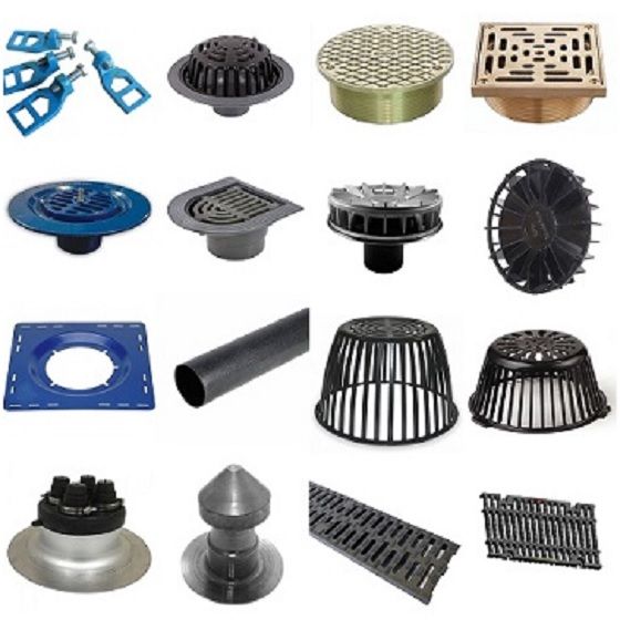 Buy Heavy Duty Spun Aluminum Retrofit Roof Drain from Richang Qiaoshan ...