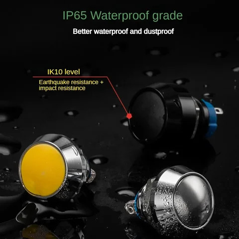 Buy 12mm Mini Ball Shape Power Button Latching Screw Welding Feet Dome ...