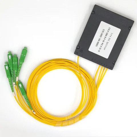 Buy 1*4 Abs Box Type Fiber Plc Splitter Single Mode Fiber Optical Abs ...