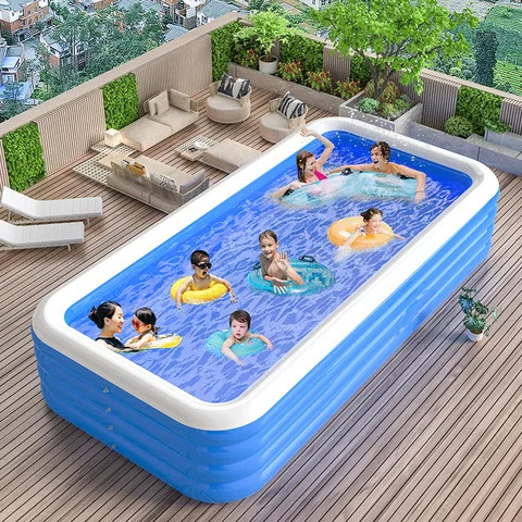 Buy 1.5mhigh Quality Outdoor Air Swim Pool Inflatable Above Ground ...