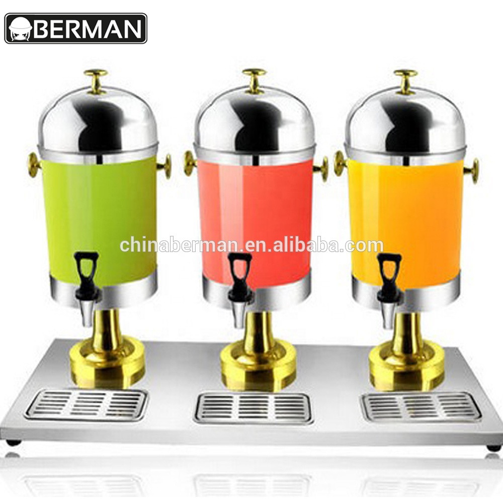 Buy 3 Compartment Fruit Juice Dispenser Machine Automatic Soft ...