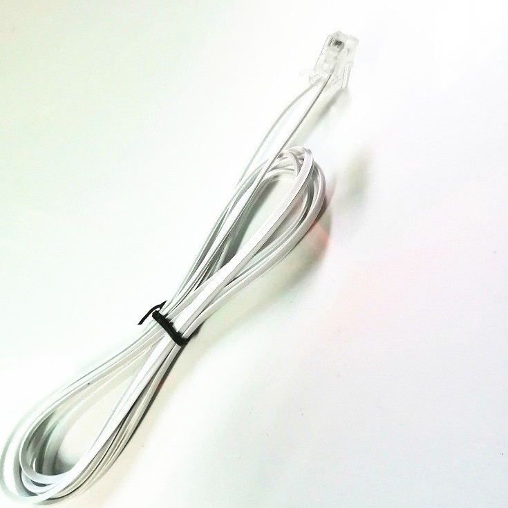 Buy 3m 2cores Extension Phone Cables Rj11 Rj9 6p2c Telephone Cords from ...