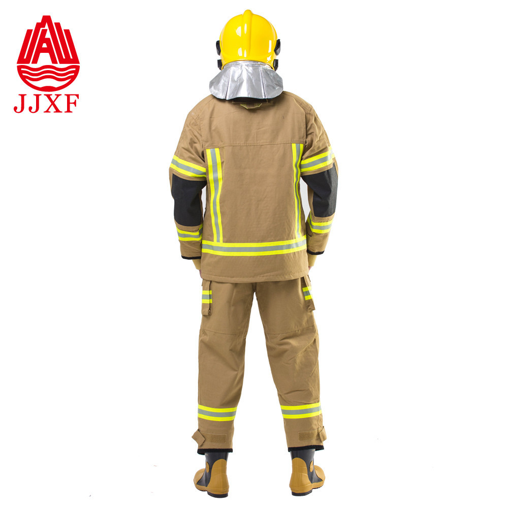 Buy 4 Layers Aramid Fiber Firefighter Suits Fire Proof Aramid Clothing ...