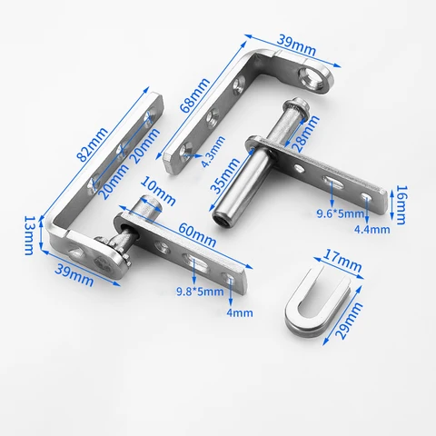 Buy Bidirectional Free Door Hinge Toilet Cowboy Door Automatic Return ...