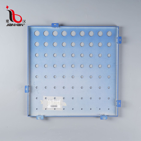 Buy Blue Aluminium Perforated Panel For Facade Yamato Small Hole ...