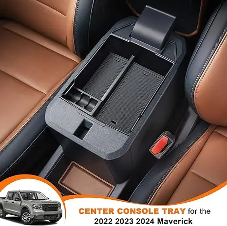 Buy Center Console Tray For 2022 2023 2024 Ford Maverick Accessories Xl ...