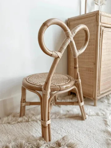 Buy Childrens Rattan Bow Chair Made From Natural Rattan Can Be Used As ...
