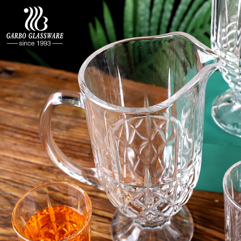 Buy China Supplier Wholesale Juice Drinking Jug Set With Stem Cups Cold ...