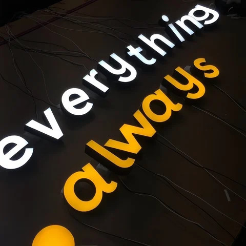 Buy Custom Illuminated Sign Board Led Light Logo Led Sign Acrylic Logo ...
