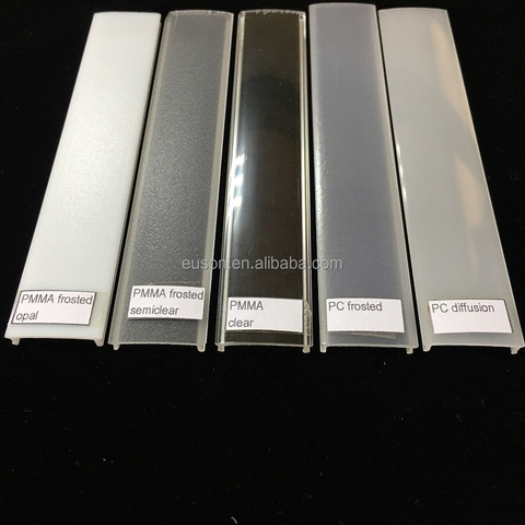 Buy Custom Plastic Led Lighting Strip Profile For Linear Curtain Wall ...