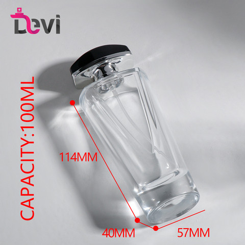 Buy Devi Glass 100ml Perfume Bottles Unique Mens Parfum Bottle ...