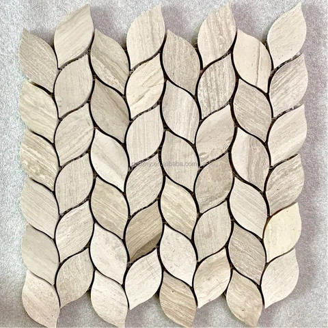 Buy Factory Decorative Indoor Stone Wall Tiles Natural White Marble ...