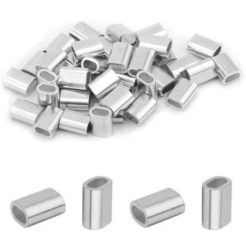 Buy Ferrules For Cable 1.5mm Single Aluminum Sleeves For Rigging Trace ...