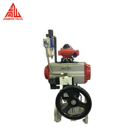Buy Float Ball Valve Ss Cf8 Pn16 Ball Valve Pneumatic Actuator ...
