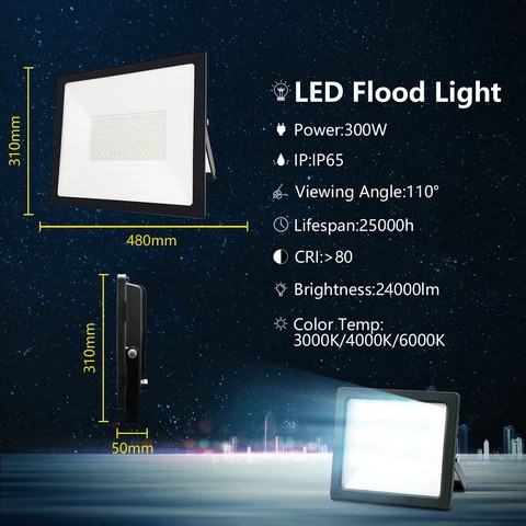 Buy High Power 300w Super Bright Waterproof Led Project Lamp 220-240v ...