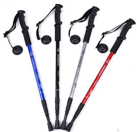 Buy High Quality Hiking Walking Stick Aluminium 3-section Telescopic ...