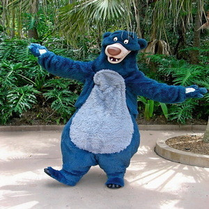 Buy Hola Blue Adult Baloo Bear Mascot Costume from Guangzhou Hola Toys ...
