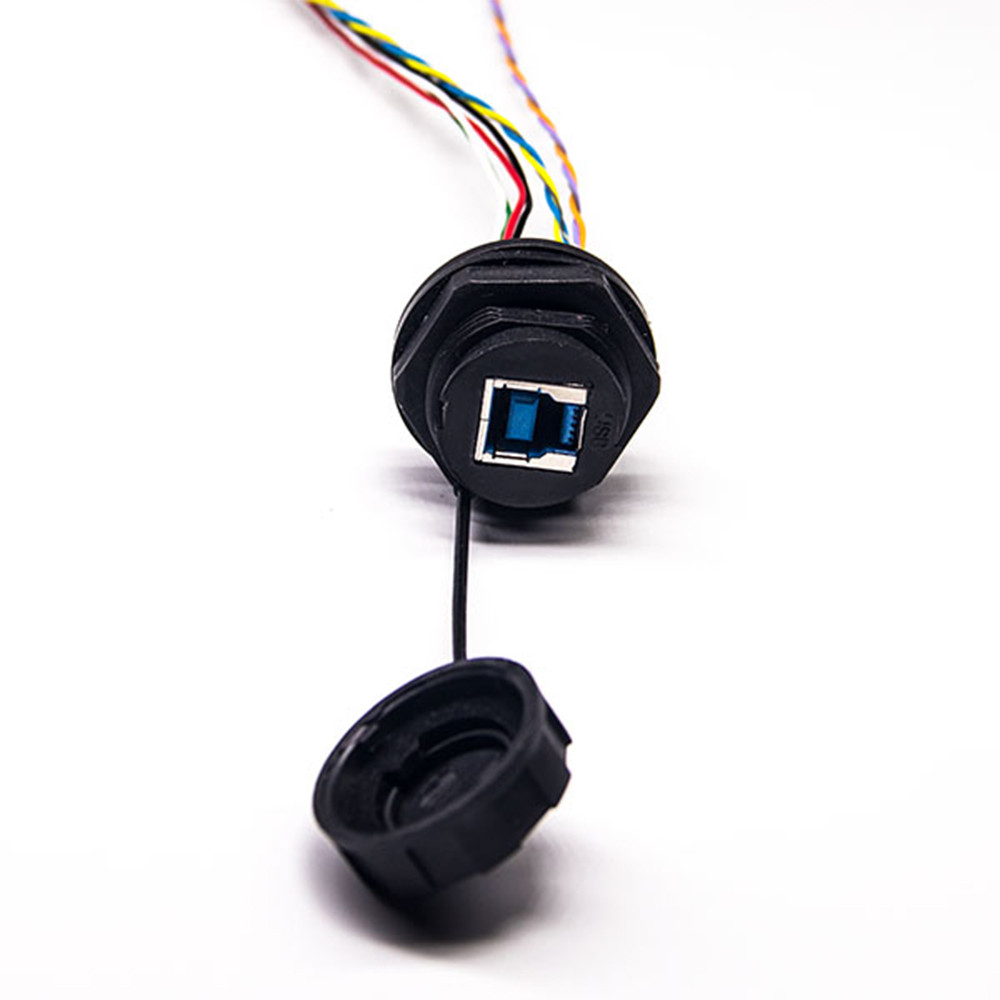 Buy Joystick Usb 3.0 Waterproof Usb Type B Female Connector With Cap ...